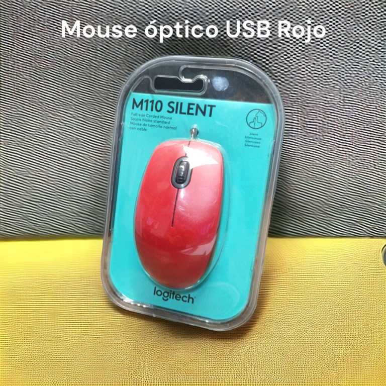 Mouse Optico USB color Rojo - OFIMATICS
